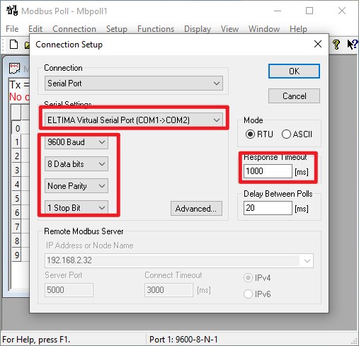Agile Modbus: Example description