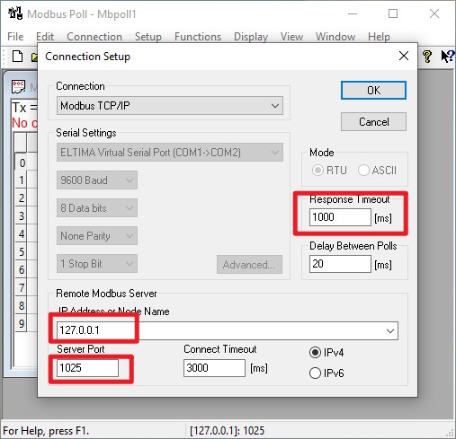 Agile Modbus: Example description