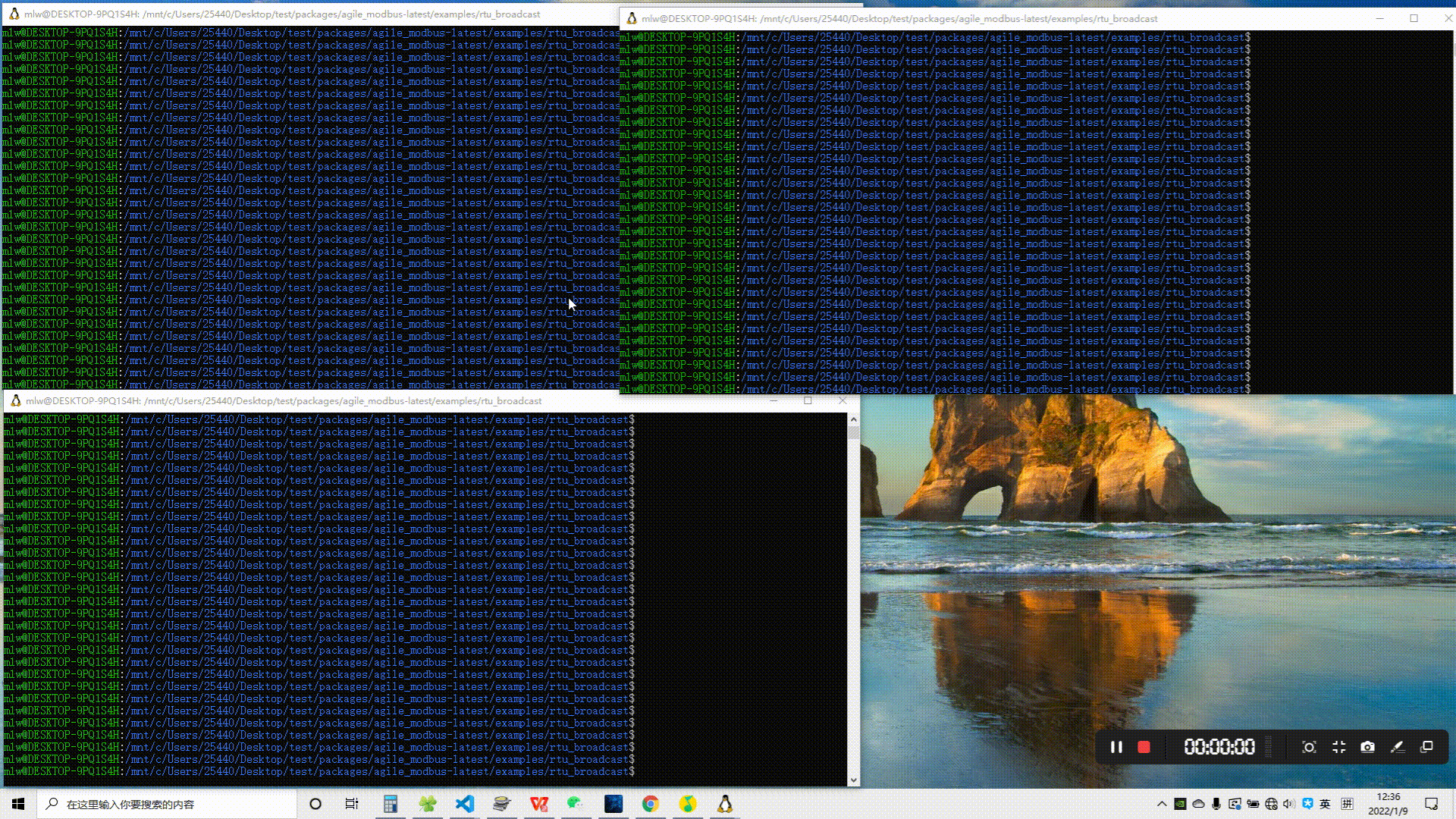Agile Modbus: Example description